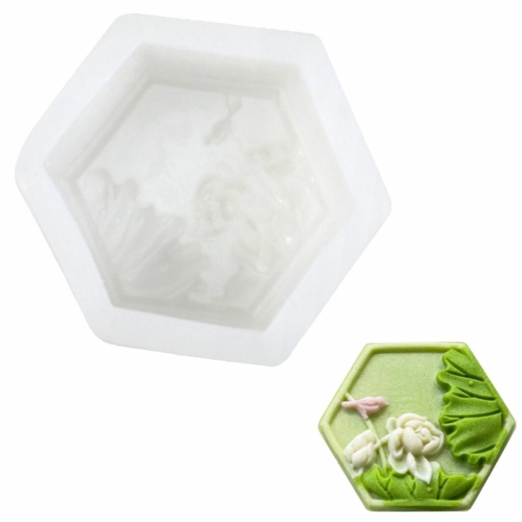 Восьмиугольные формы для муссового торта "Лунный цветок" для приготовления шоколадной помадки