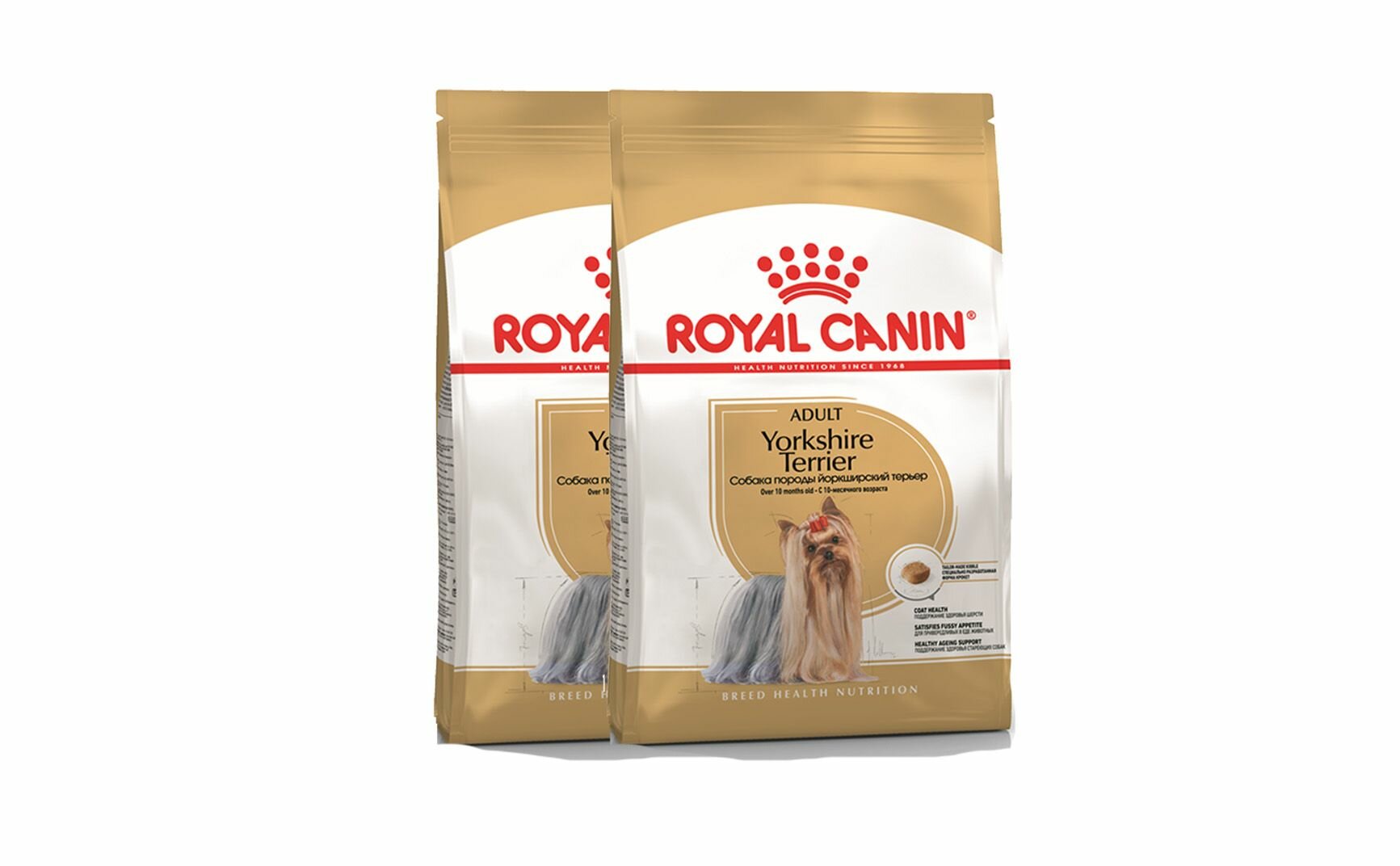Royal Canin Yorkshire Terrier Adult сухой корм для собак породы йоркширский терьер в возрасте от 10 месяцев - 500 г х 2 шт.