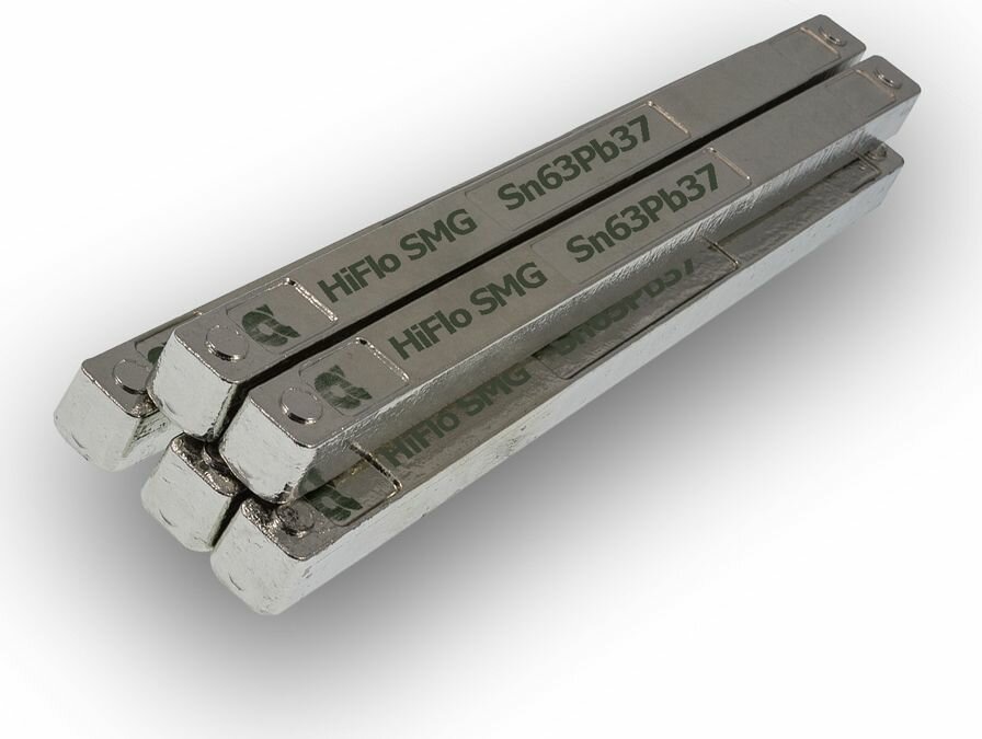 Припой ALPHAMETALS 51690 Припой брусковый ALPHA HiFlo SMG Sn63Pb37 брусок 1кг 1кг