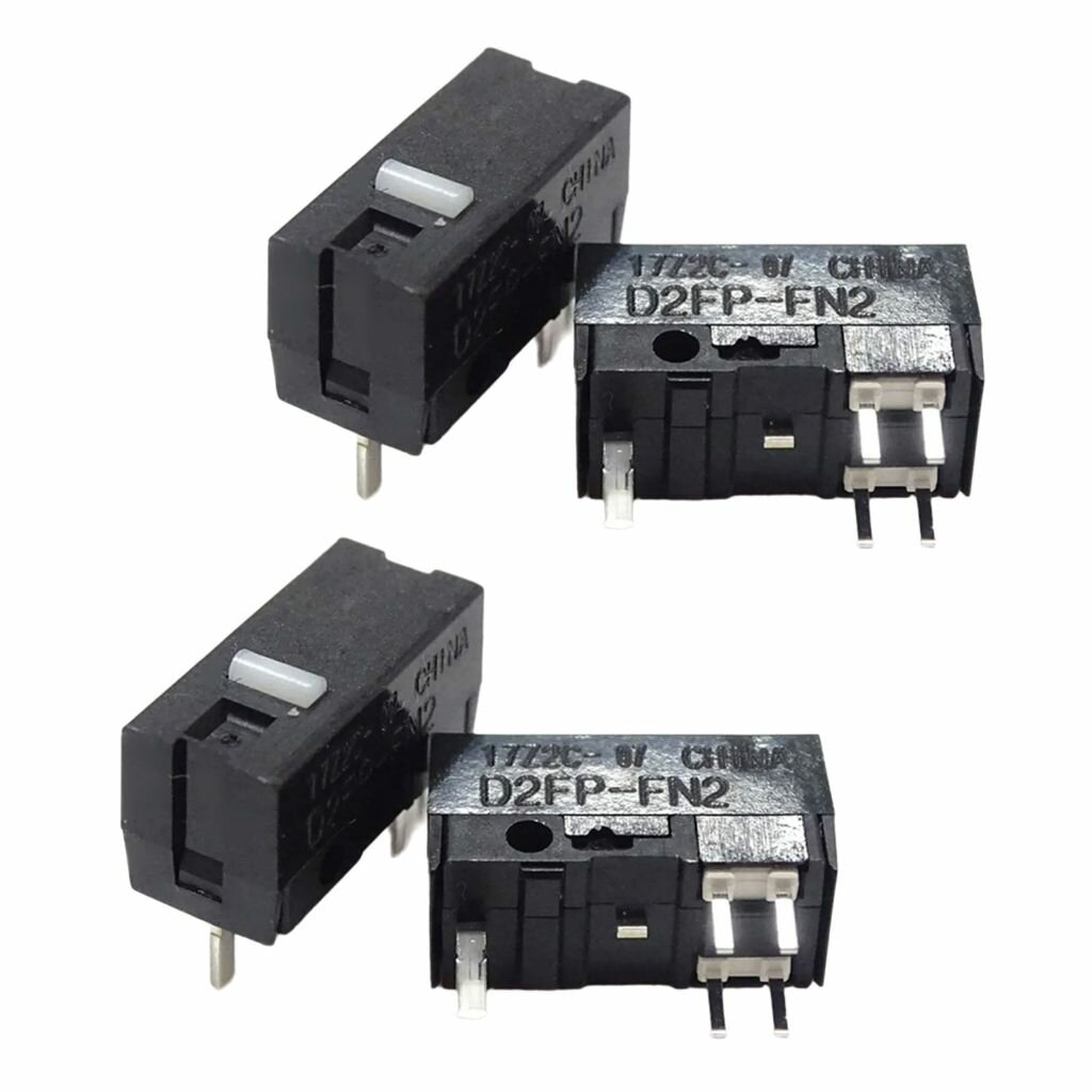 Аксессуары для клавиатуры и мыши, Микропереключатель для мыши D2FP FN2, 4 штуки