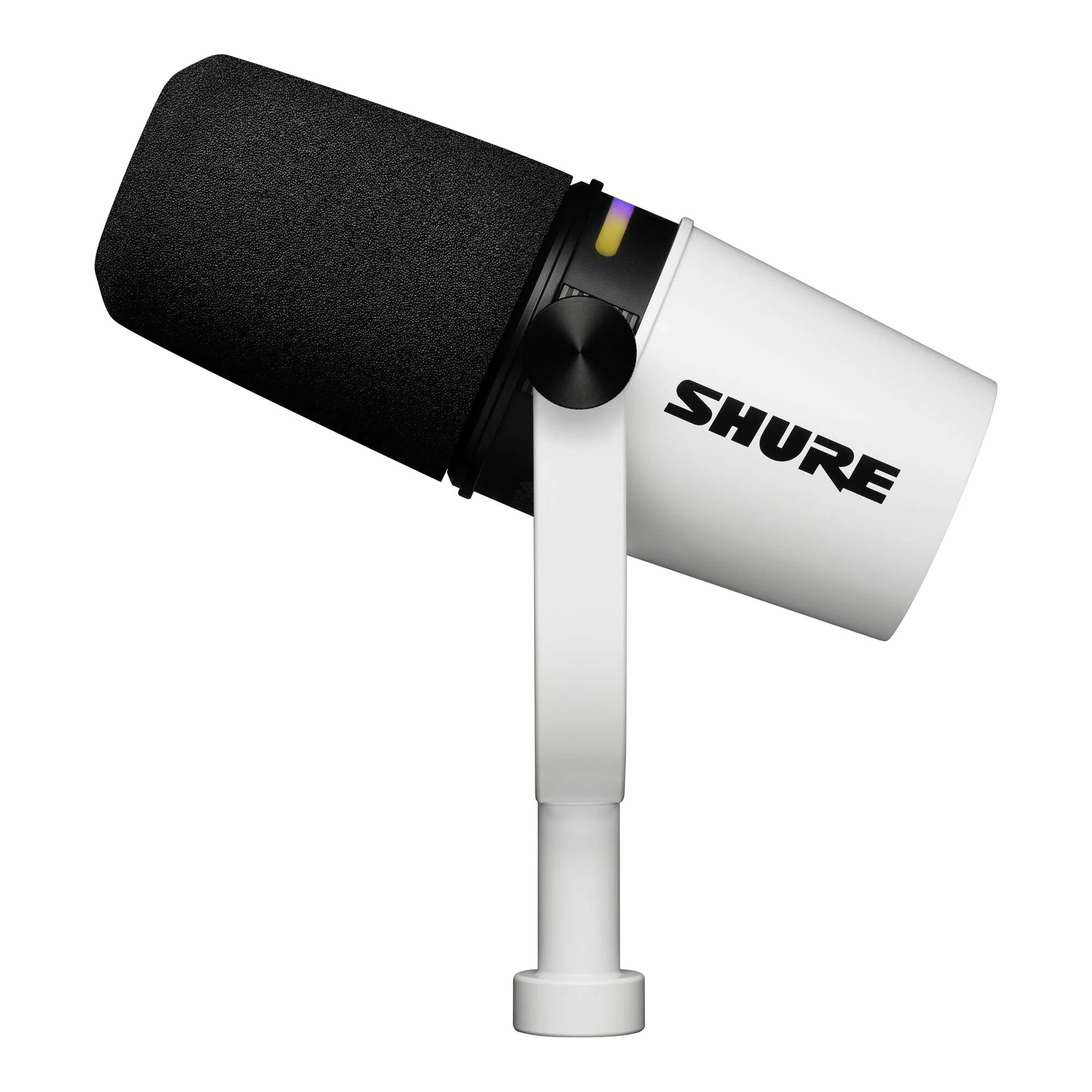 Студийный микрофон Shure "MV7+", динамический, проводной, белый — фото 1