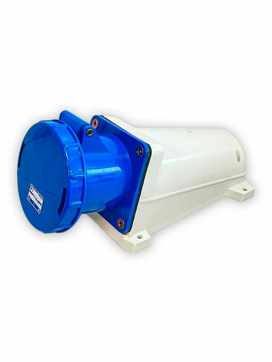 Розетка кабельная 63А 2Р+Е IP67 на поверхность 220В 133 ЭКФ