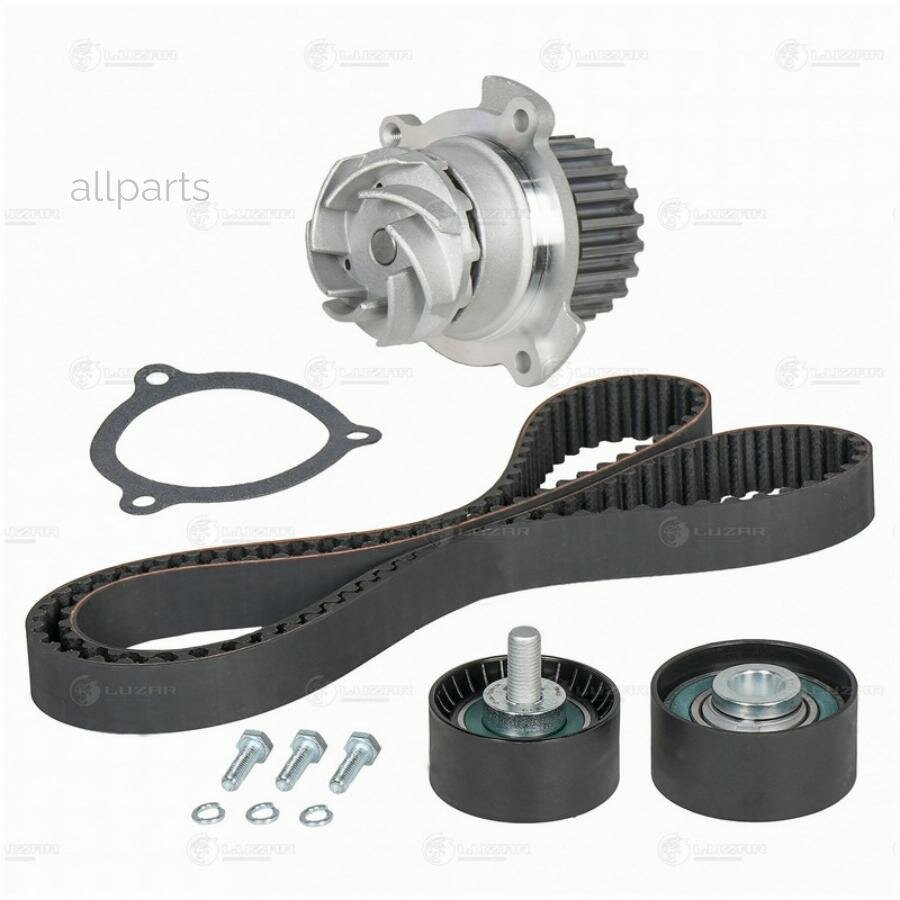 LUZAR LWP 0128 Ремкомплект ГРМ для а/м Лада 2170 (помпа/ремень/2 ролика) LUZAR LWP 0128