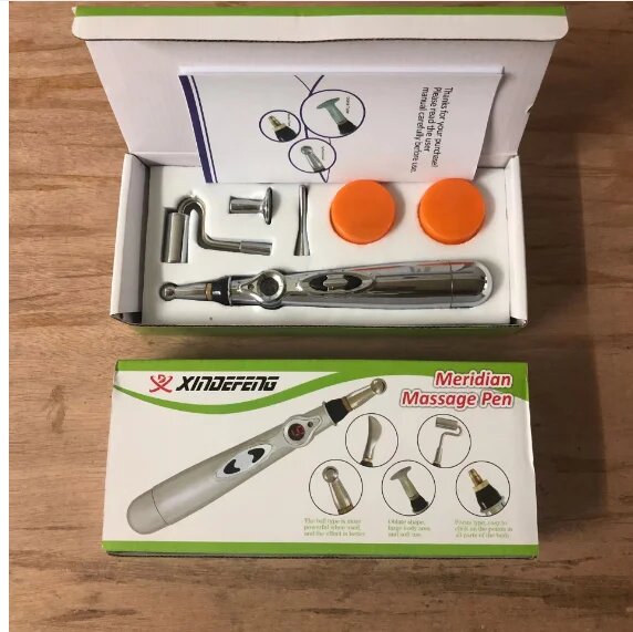 Yuwell Электронная акупунктурная ручка 3/5 насадок 5 Heads Gel box