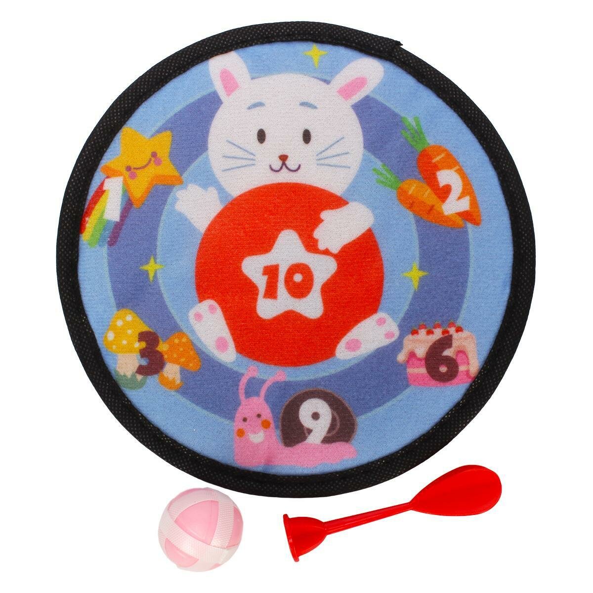 Дартс детский пластиковый с мишенью и мячиком для развития моторики