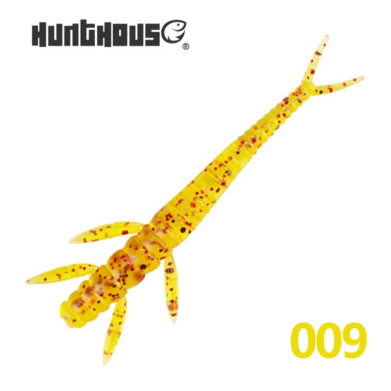 Hunthouse Larva Worm мягкая приманка для рыбалки LW245 75mm 1.5g, 009