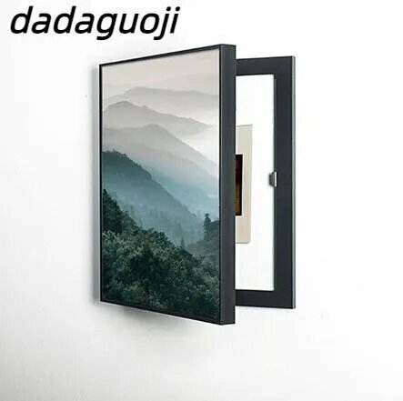 Крышка электросчетчика, внутренняя электрическая панель, скрытые картины, вертикальная секция, бесплатная штамповка, распределительная коробка для ресторана, 50*40 см