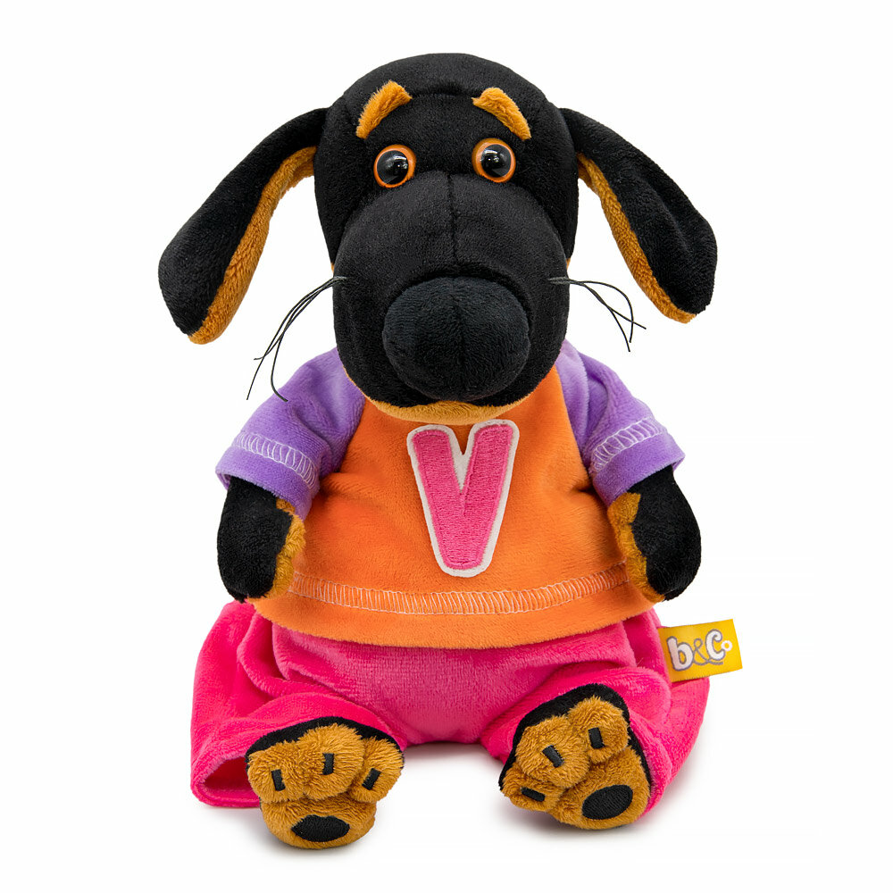 Мягкая игрушка BUDIBASA Vakson Baby (Ваксон бэби) в костюмчике в стиле спорт-шик (19 см.)