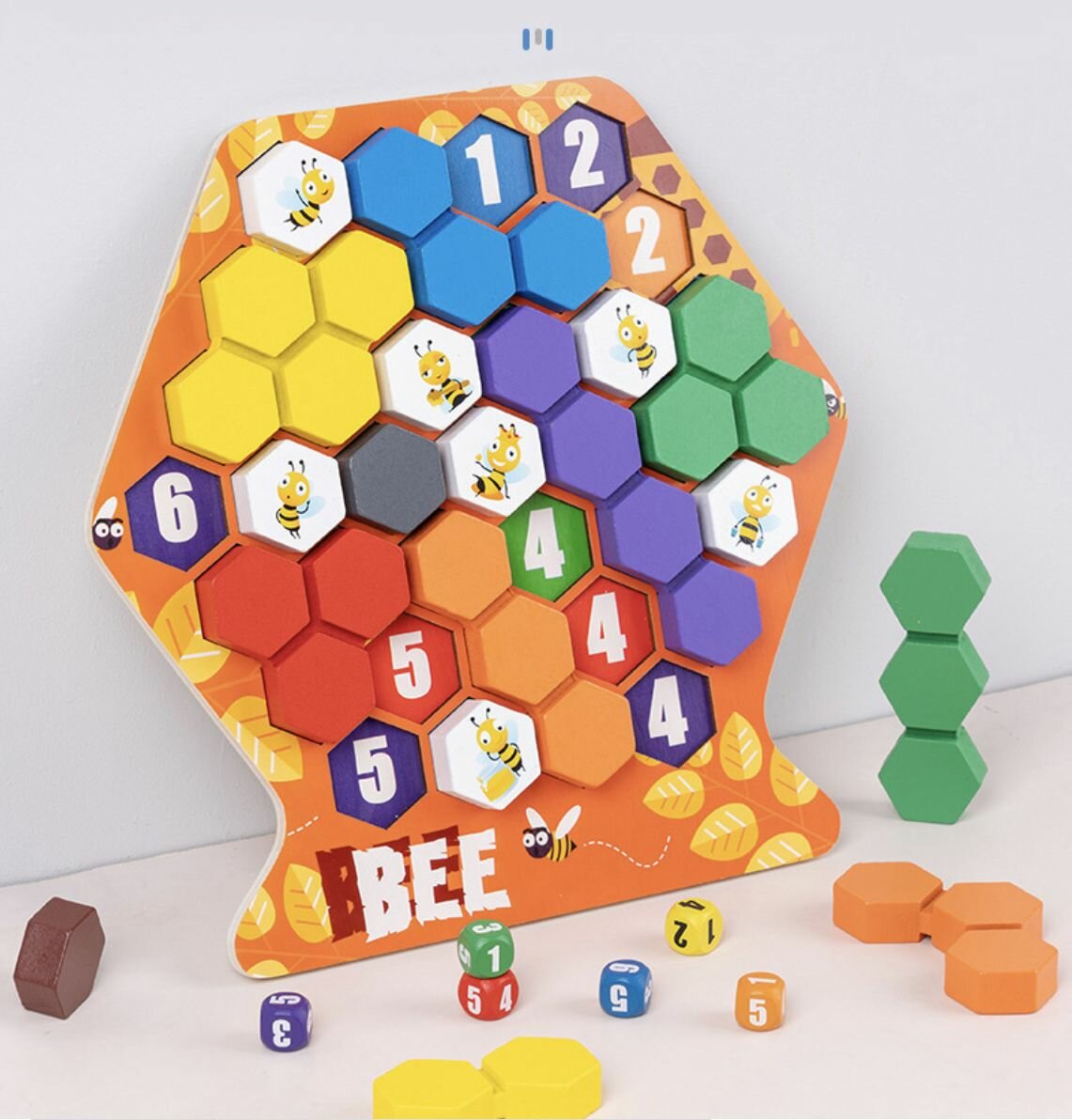 Логическая игра соты и пчелы, головоломка для детей, 3д пазлы