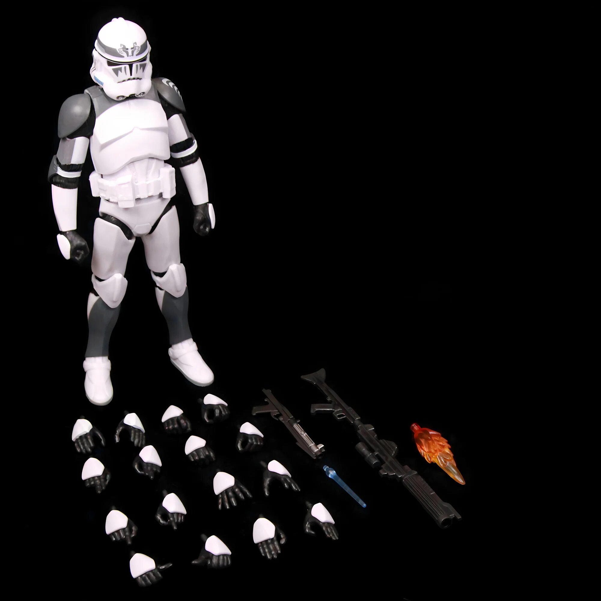 Hasbro Star Wars Commander Doom's Unit Clone Command ARC Trooper 6 дюймов Белый, WP Boost