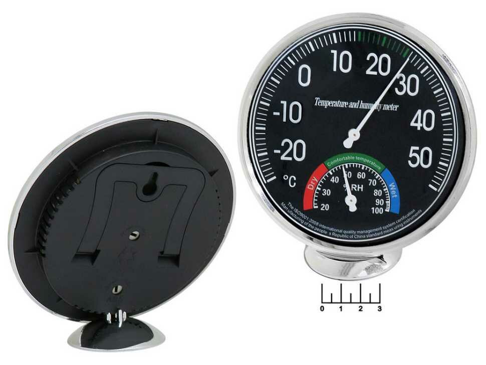 Термометр-гигрометр биметаллический (-20.+50C) TH-101-BB