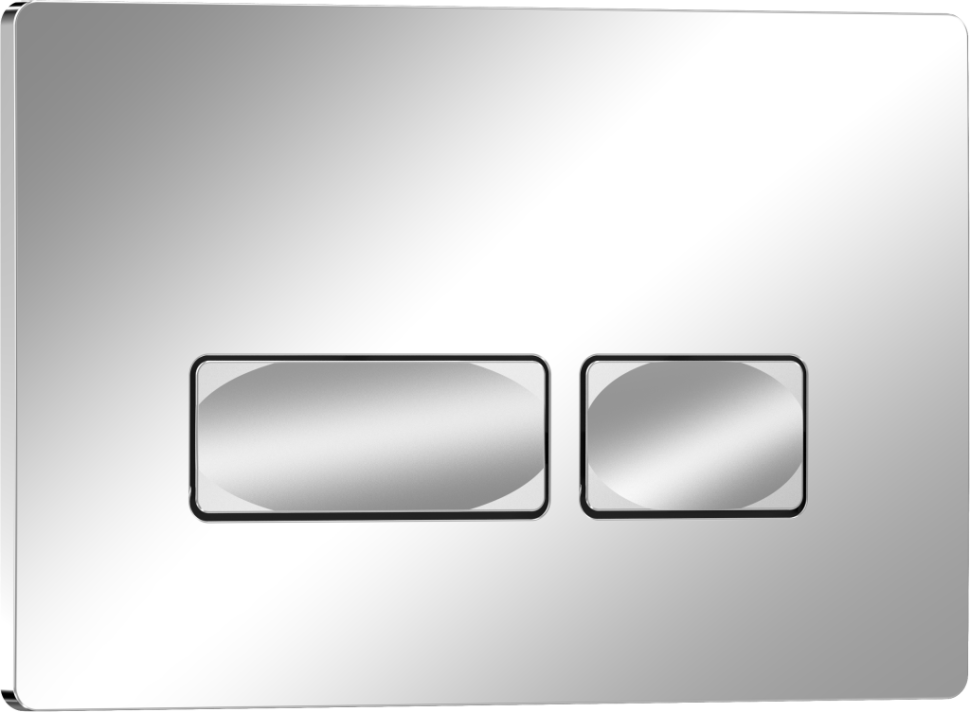 Кнопка смыва IBERICA BLANCA ESTI-R ABS-пластик, хром глянцевый (IB. B021.003.002)