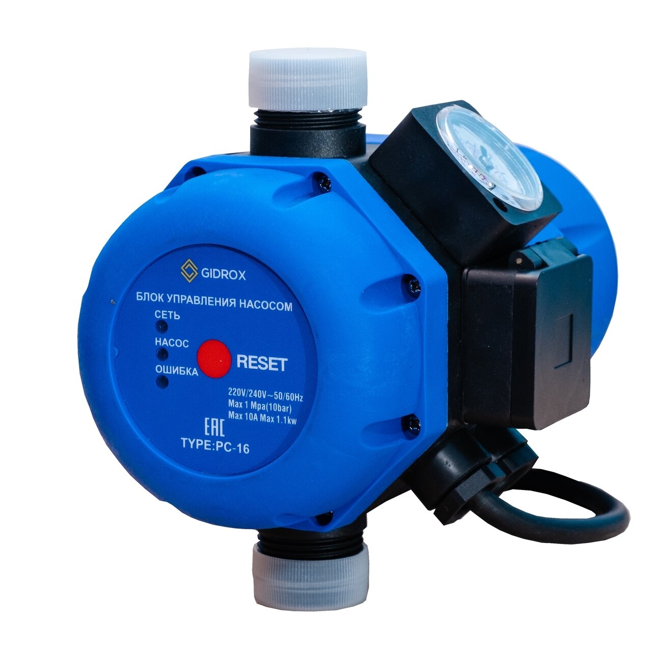 Гидроконтроллер GIDROX PC-16, для автоматизации насоса и станции