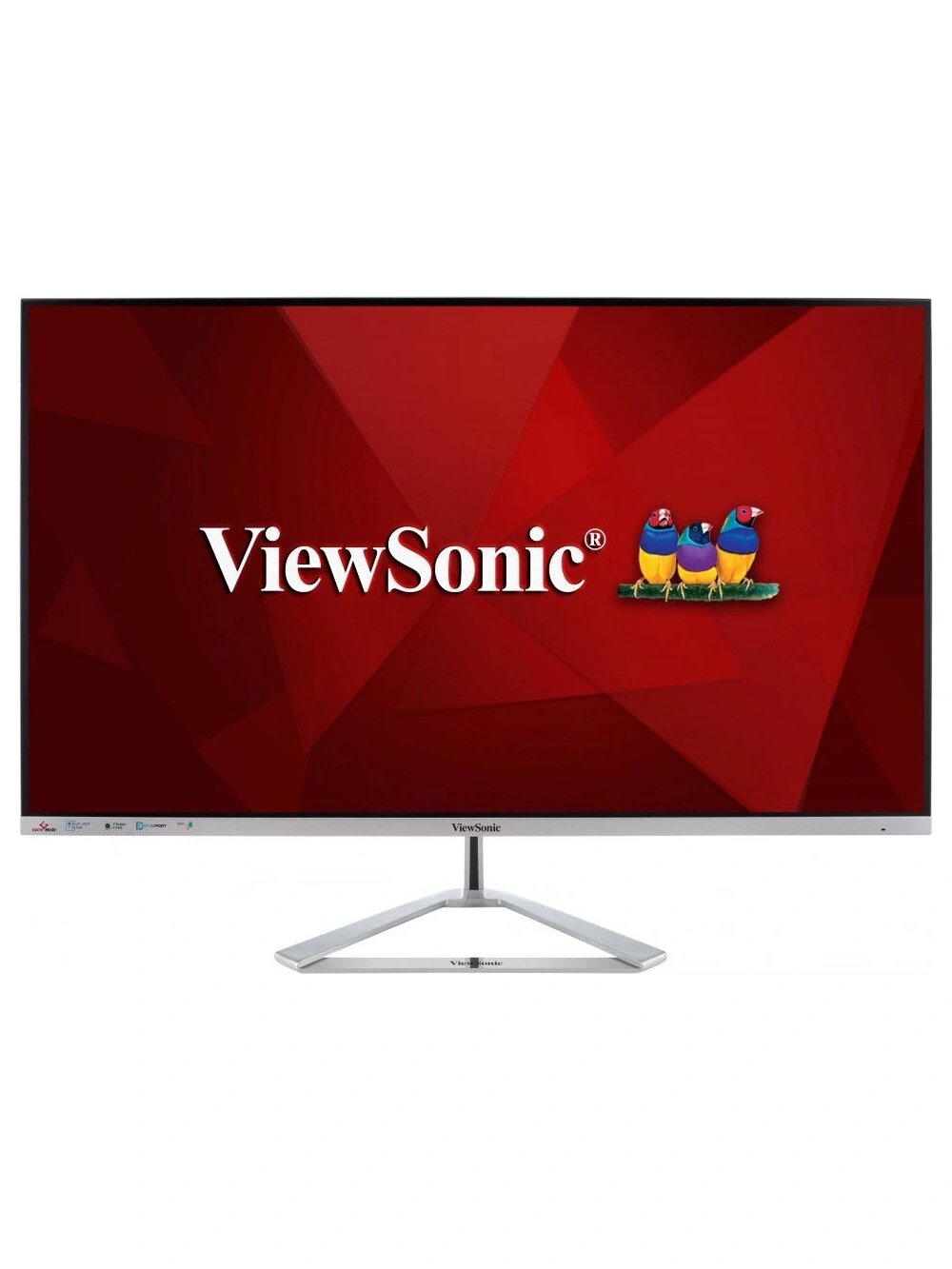 Монитор 31.5" ViewSonic VX3276-MHD-3, 1920х1080, 75 Гц, IPS, серебристый (vs18391)