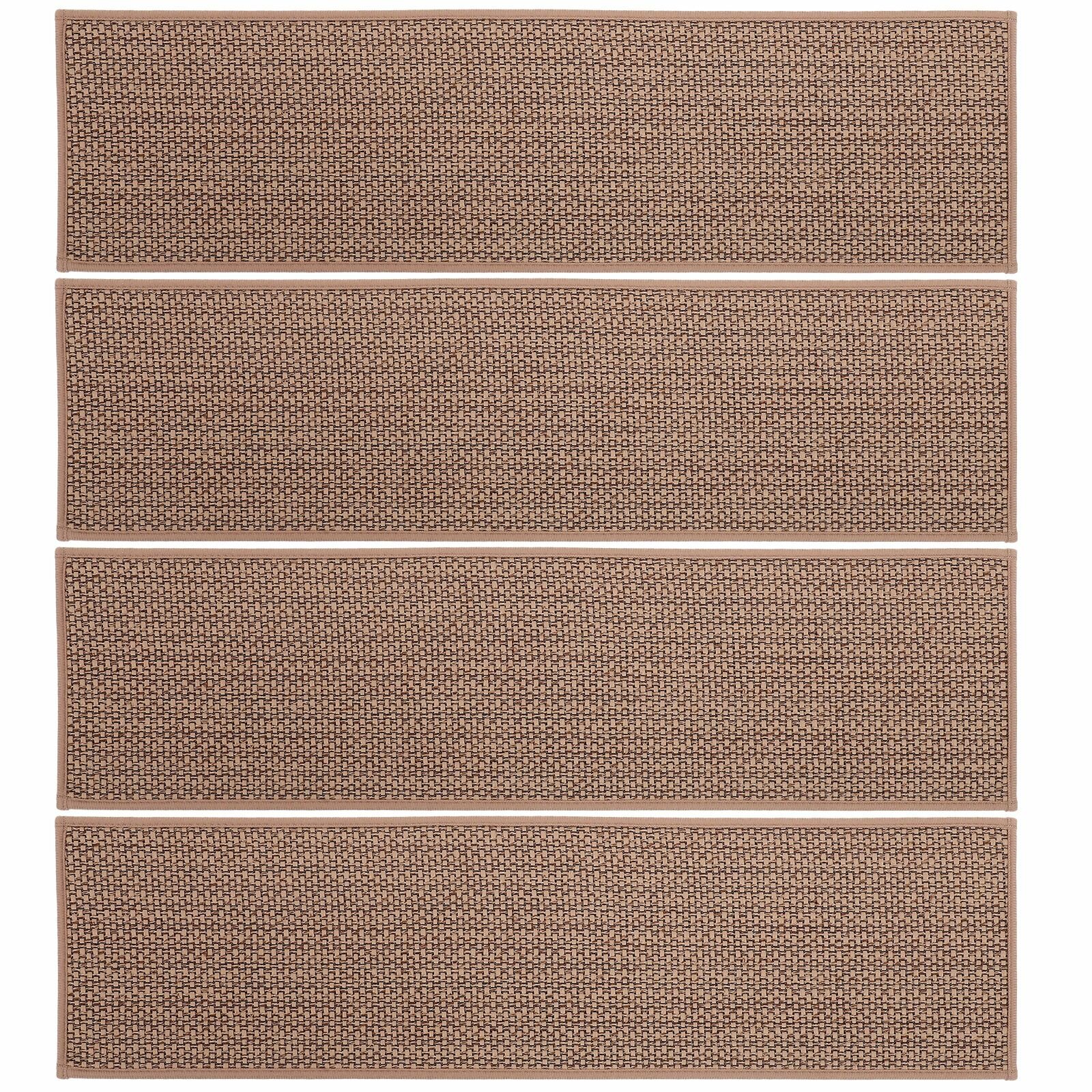 Противоскользящие Накладки На Ступени, Прямоугольная Форма, Из Полиэстера, 76см x 20см, 4 Штуки