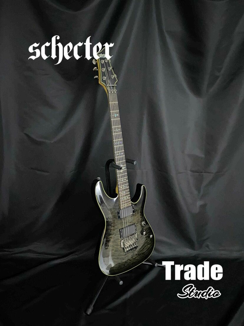 Schecter Damien-6 FR Электрогитара с готическим грифом, 6 струн