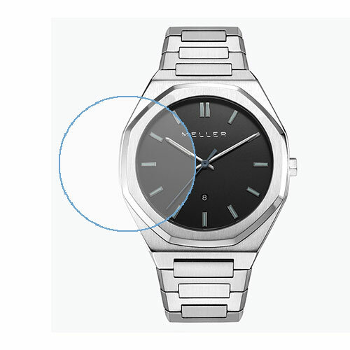 Скрин Мобайл защитный экран для часов Meller Daren Black Silver 40 MM из нано стекло 9H