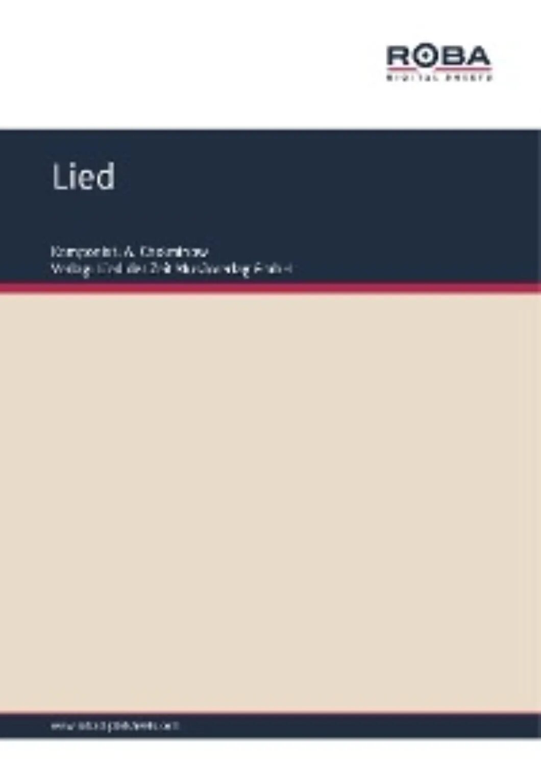 Lied [Цифровая книга]