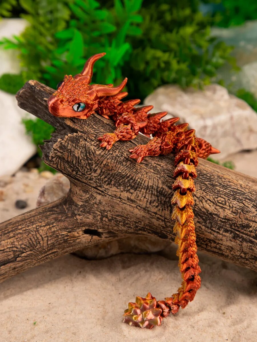 Дракон подвижный 3D игрушка антистресс Анки