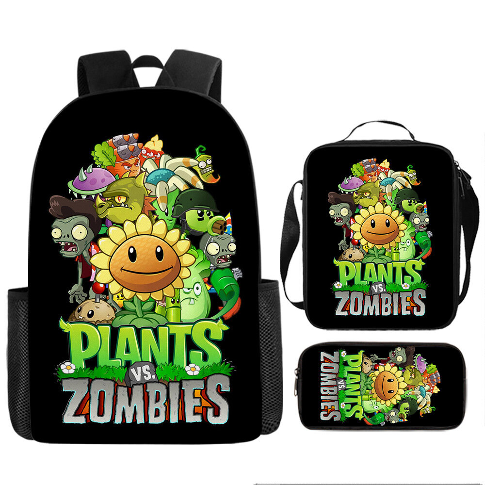 Набор №2 рюкзак, сумка, пенал "растения против зомби" plants vs zombies