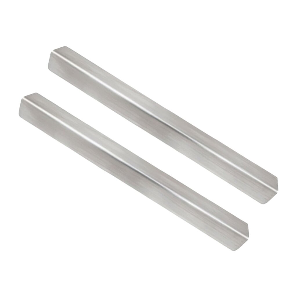 2шт Защитные Планки Для Краев Дверцы Шкафа Из Нержавеющей Стали 304, Не Подверженной Коррозии