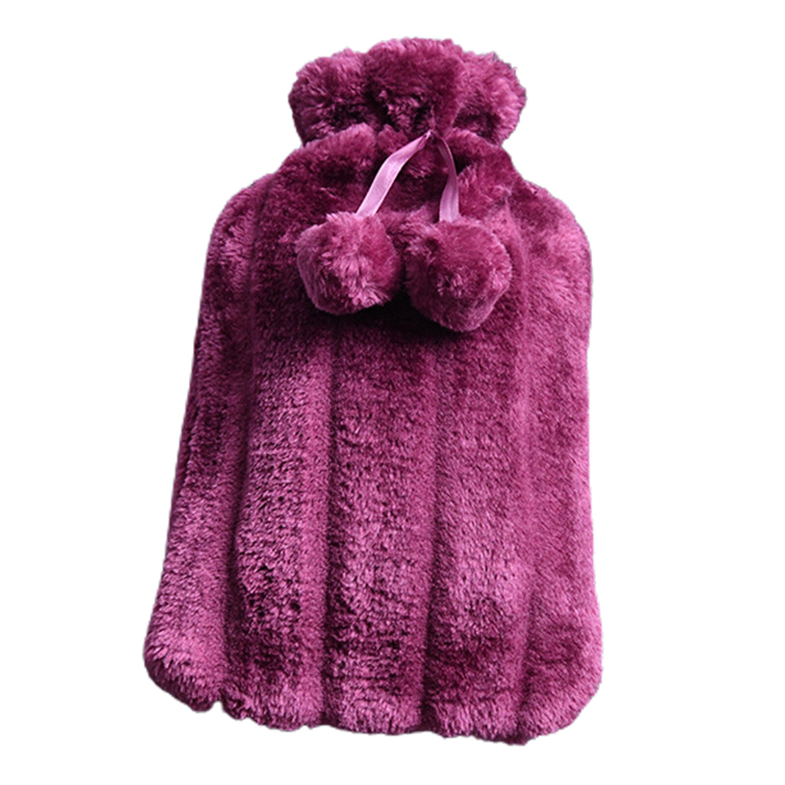 Грелка для воды с резиновым внутренним баком, большим отверстием для залива воды и плюшевым чехлом. Теплая грелка для рук с подогревом воды осенью и зимой.