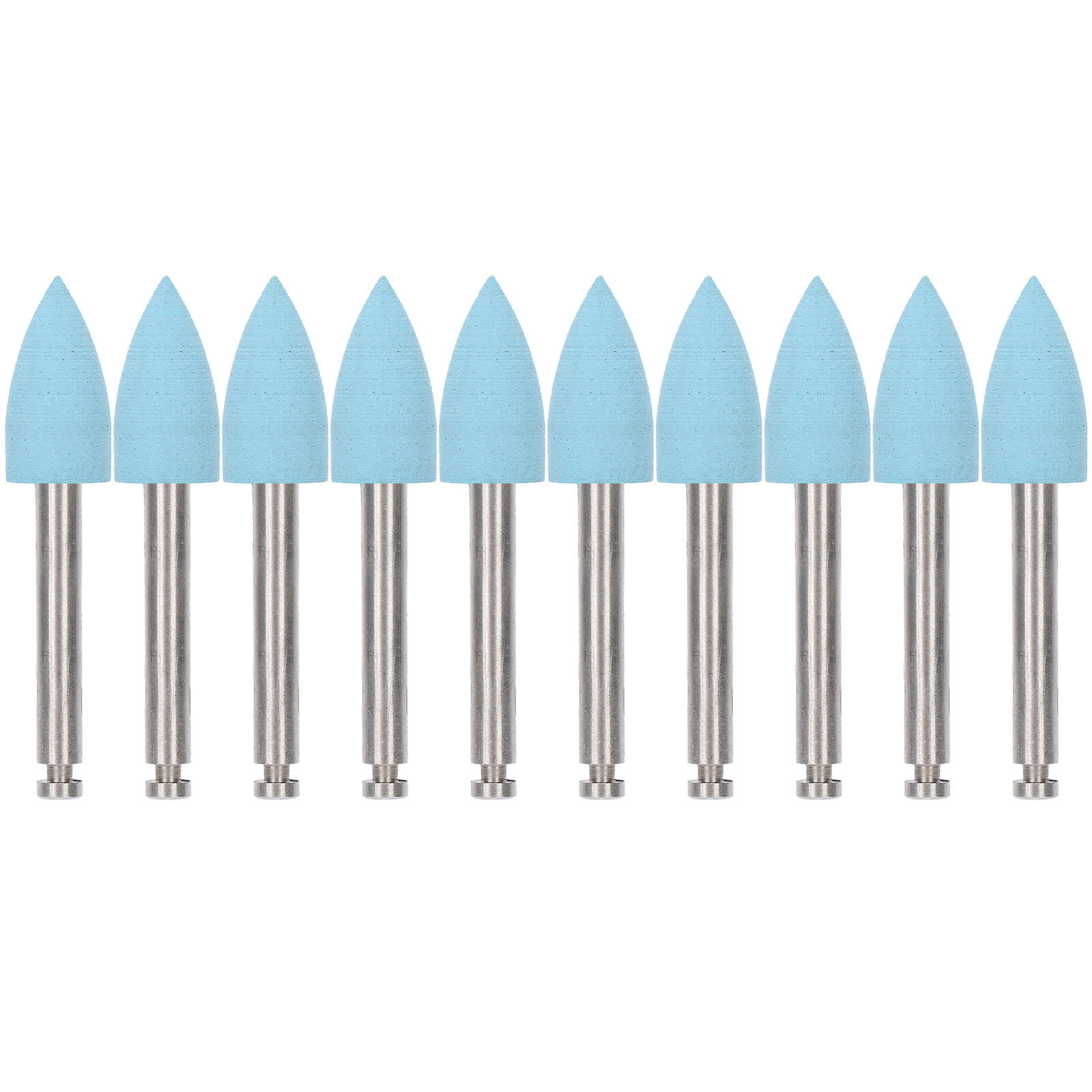 10pcs Dental Polishing Burs Low Speed Dental Grinding Polisher Burs Drill Bits Set 410