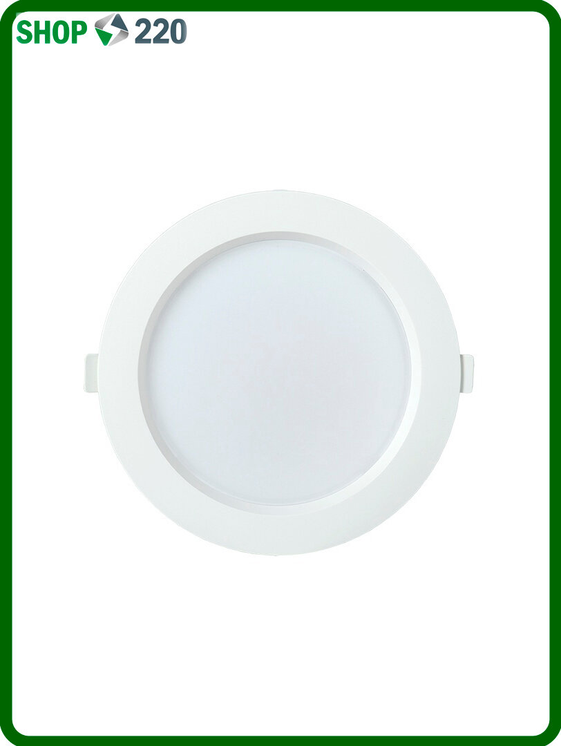Светильник светодиодный Downlight LED ДВО 1703 18W 4000K IP40 белый круг 192x68mm IEK LDVO0-1703-18-4000-K01