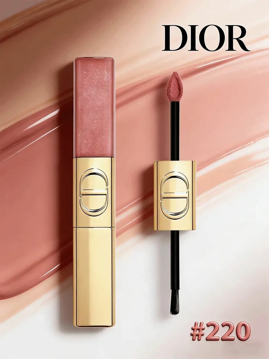 Помада dior 220 с блеском