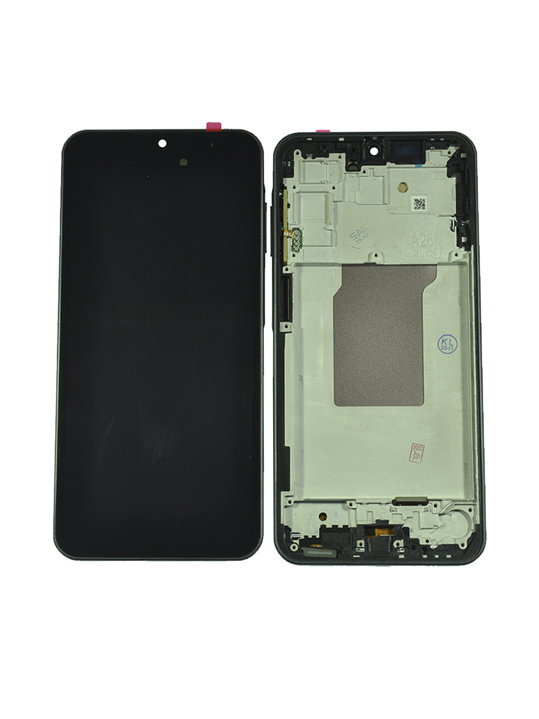 Дисплей для Samsung SM-A266/A26 5G+Тачскрин черный OLED в рамке (полноразмерная матрица)
