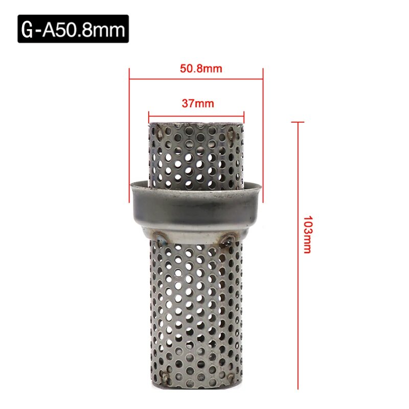 ZSDTRP 50,8 мм 60 мм универсальный передний катализатор для мотоцикла DB Killer для G-A50.8