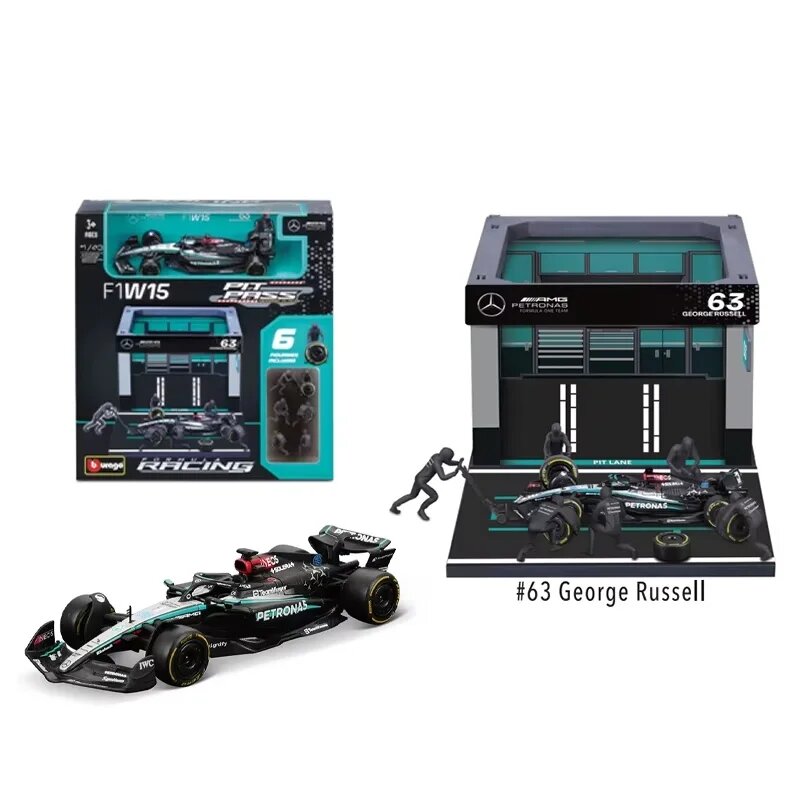 Bburago Mercedes AMG Petronas W15 #63 George Russell 1:43