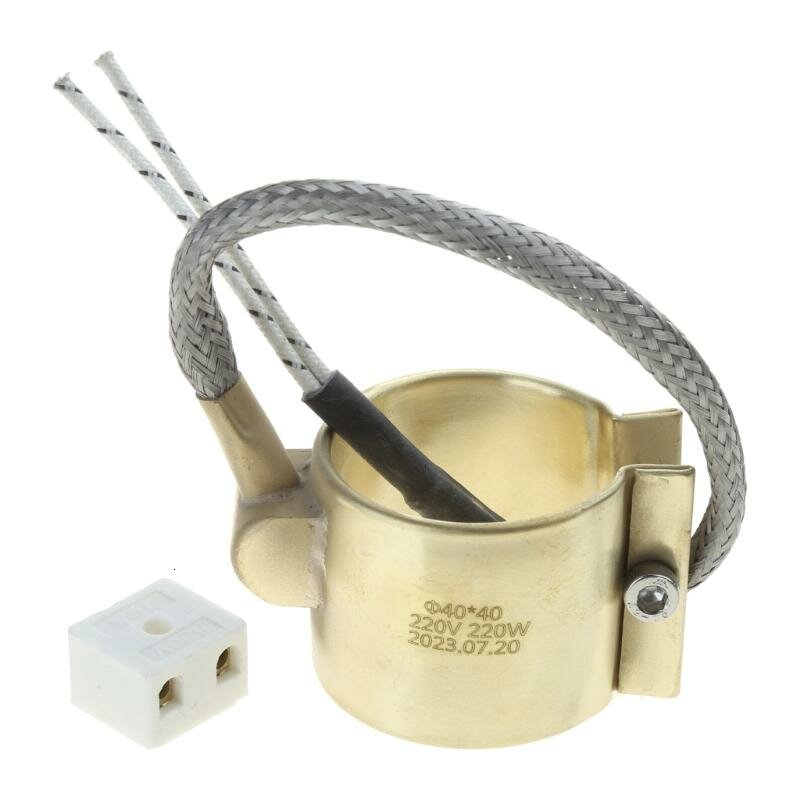 Электрический латунный нагреватель для экструдера, 40X40MM