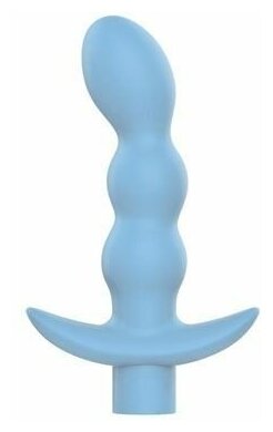 Голубой вибратор Sweet Toys - 11 см, голубой, Унисекс, силикон, 11, 3,1