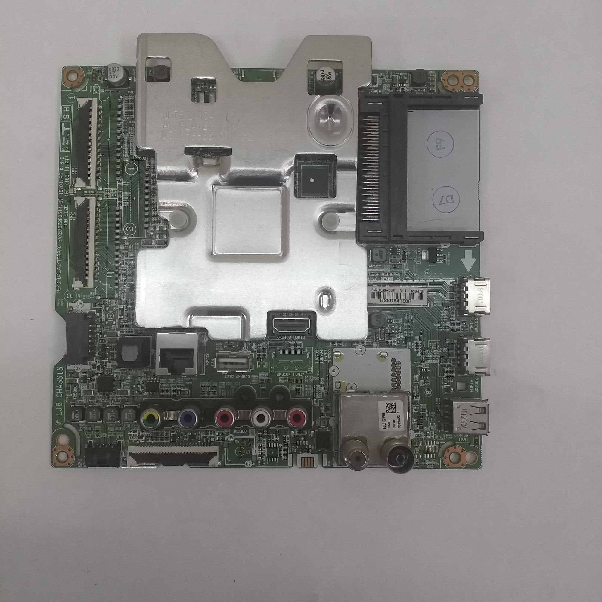 MainBoard (EAX67872805 (1.1)) для телевизора LG 43UK6200PLA Б/У с разбора