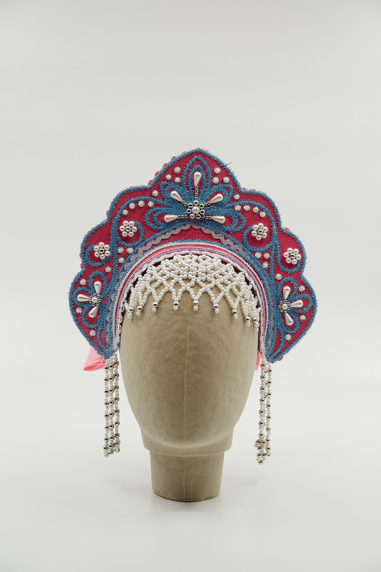 Кокошник детский "Жар птица" от бренда "Забава Углич" КЖм-17-РГ