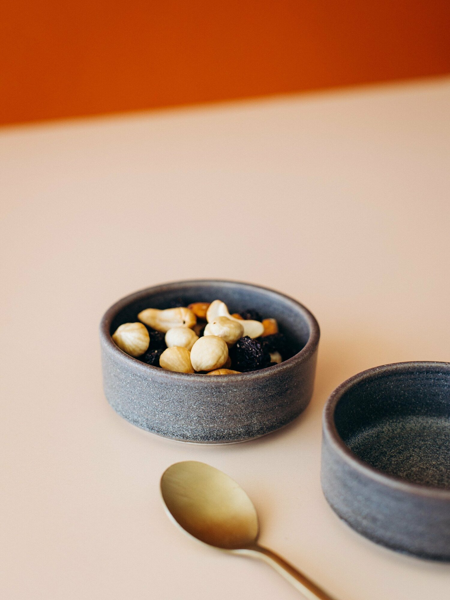 Набор соусников 2 штуки, серия Hornfels, диаметр 8 см, объем 90 мл, фарфор, серый, Bonna