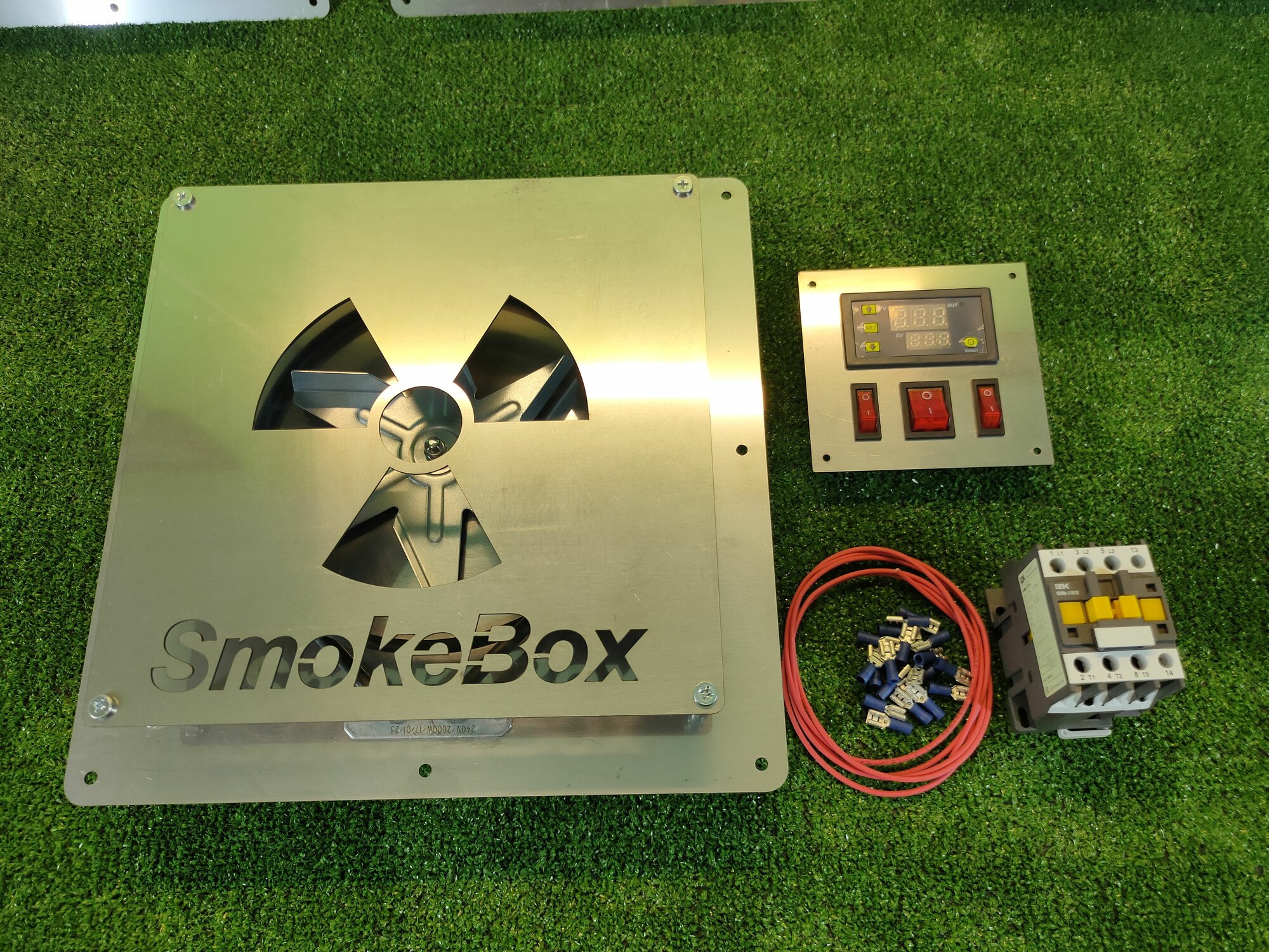 Конвекция для коптильни Smokebox ТЭН 2кВт+панель управления+контактор 10кВт