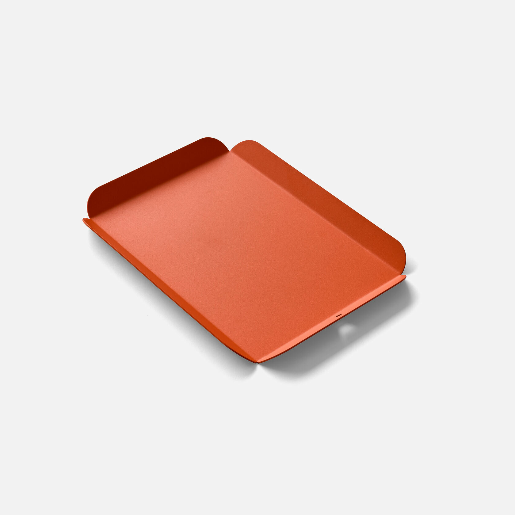 Поднос Delo M, универсальный, прямоугольный, алюминиевый, цвет оранжевый, размер 34х25х2,2 см