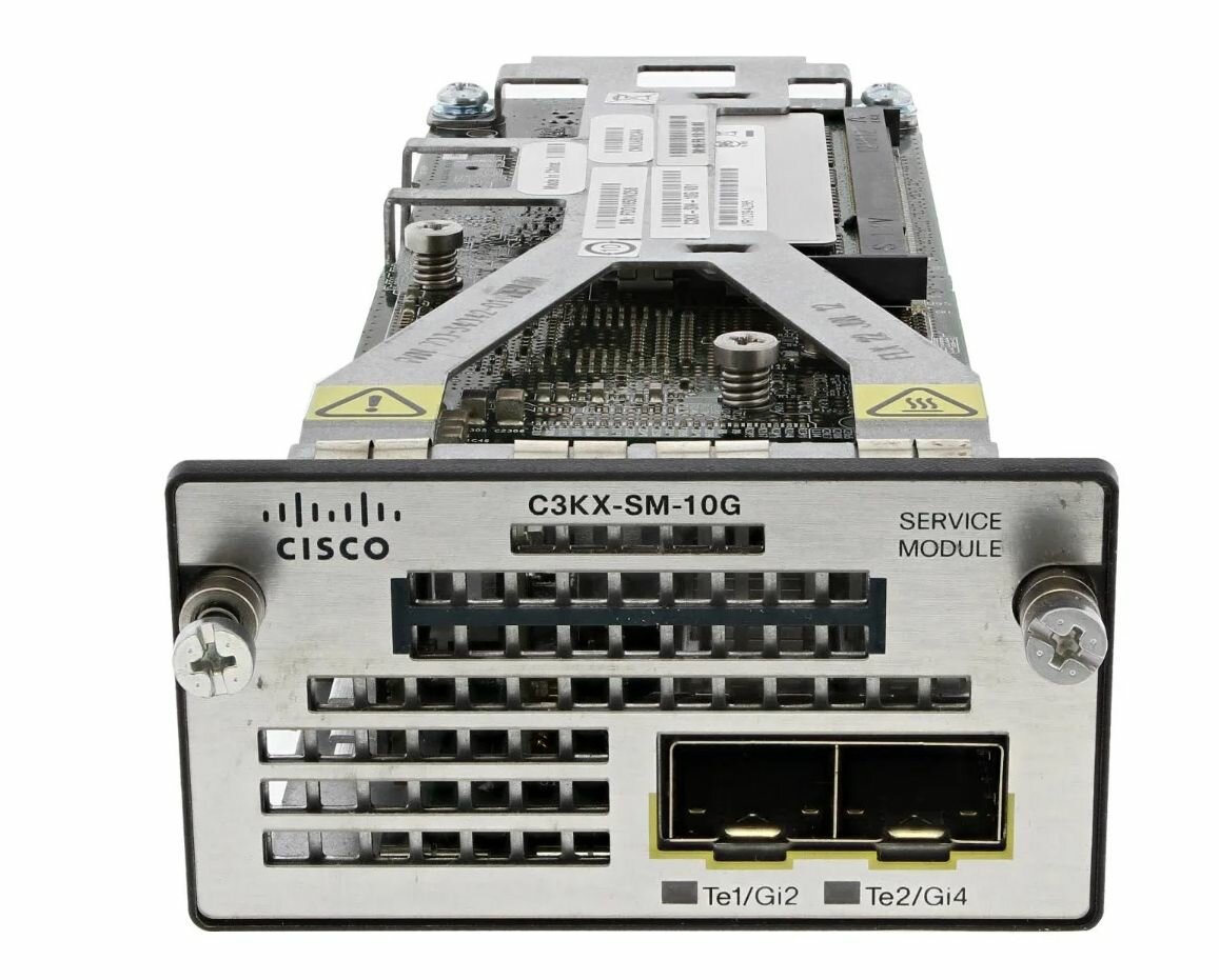 Модуль CISCO C3KX-SM-10G Service Module with two 10GbE SFP+ ports network module for Netflow and MACsec encryption