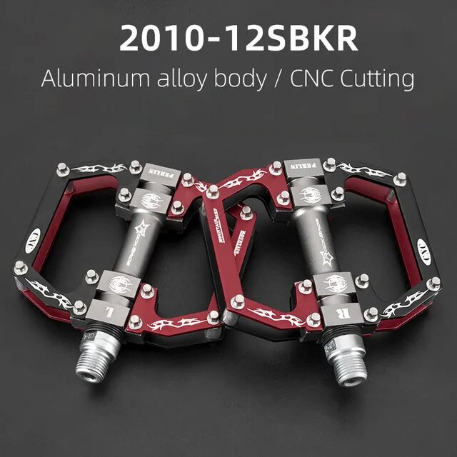 ROCKBROS Ультралёгкие педали для горных и BMX велосипедов Серебряный, 2010-12SBKR