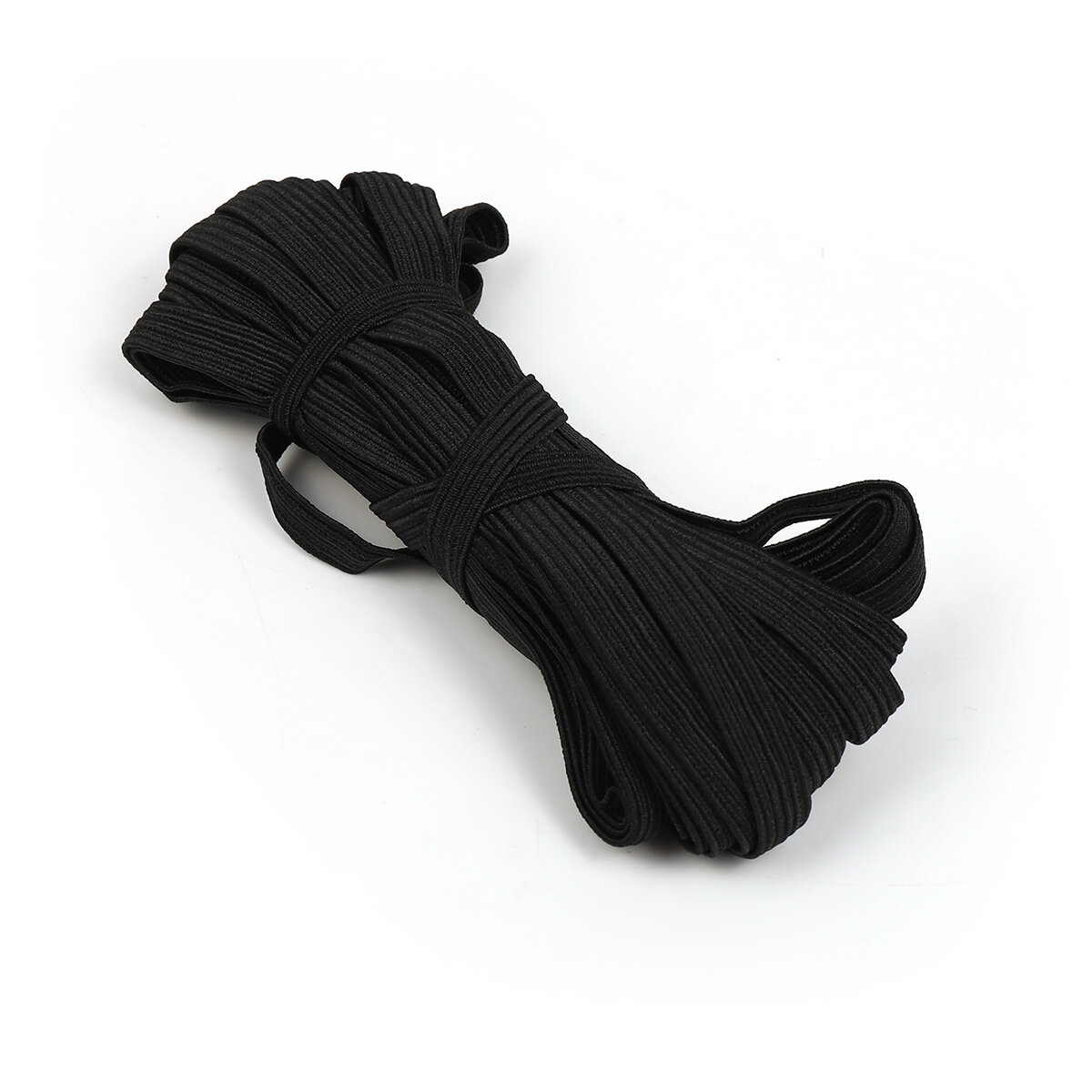 Резинка продёжка 8мм черный 10м С907/1