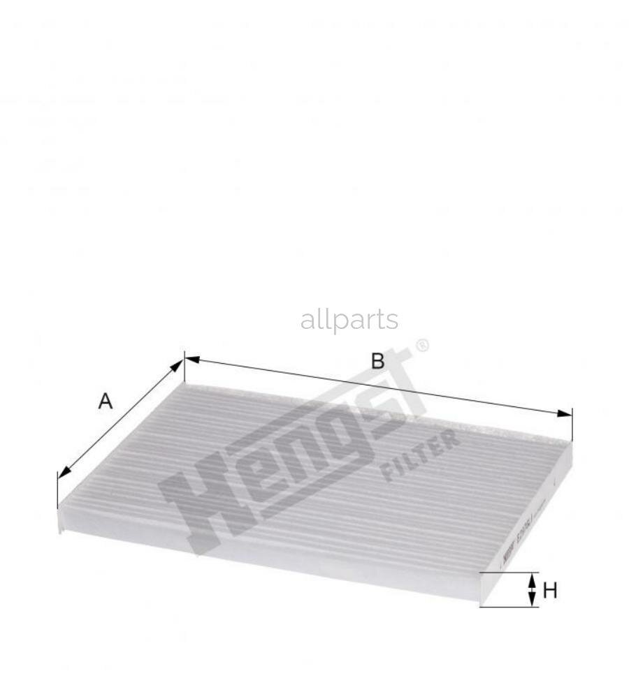 HENGST FILTER E2976LI Фильтр салона NISSAN QASHQAI 1.6-2.0L