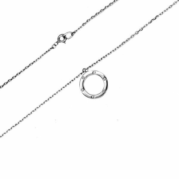 Колье, серебро, 925 проба, родирование