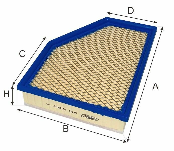 Goodwill фильтр - воздушный ag883