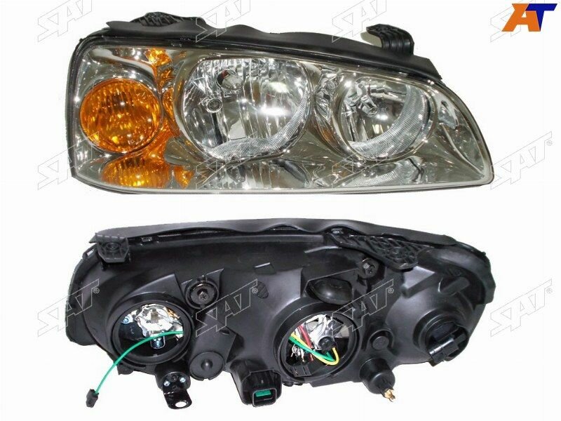 . SAT Фара для HYUNDAI ELANTRA 03-06 правая хром