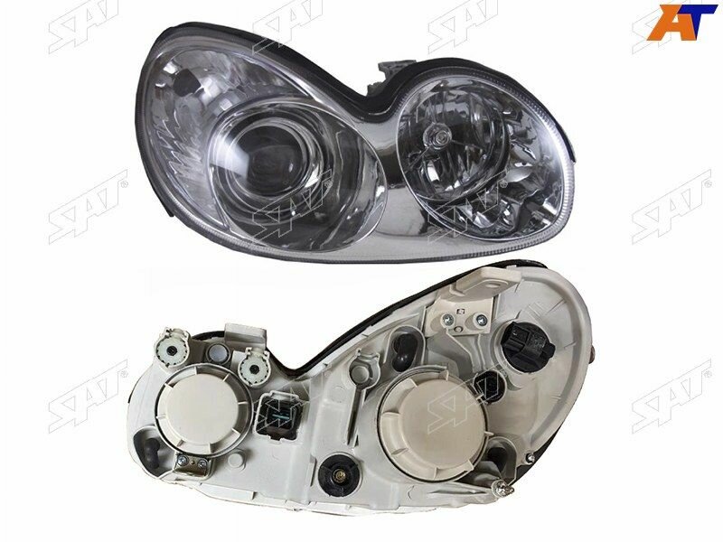 . SAT Фара для HYUNDAI SONATA IV 01-04, SONATA Тагаз 04-10 правая под электрокорректор