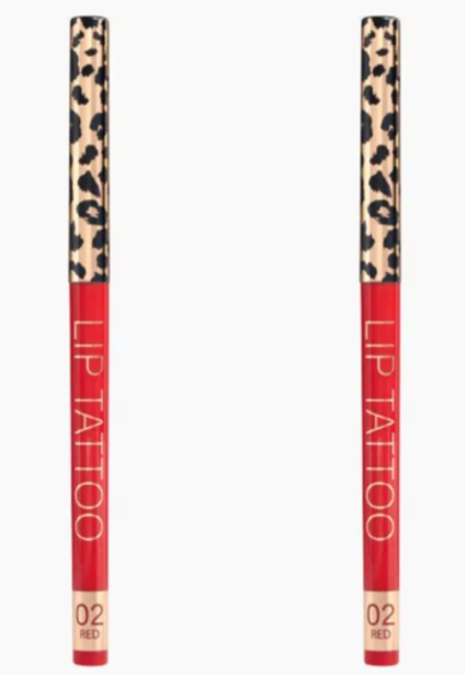 Автоматический карандаш для губ Stellary Automatic lipliner, тон 02 Red, 0,28 г, 2 шт