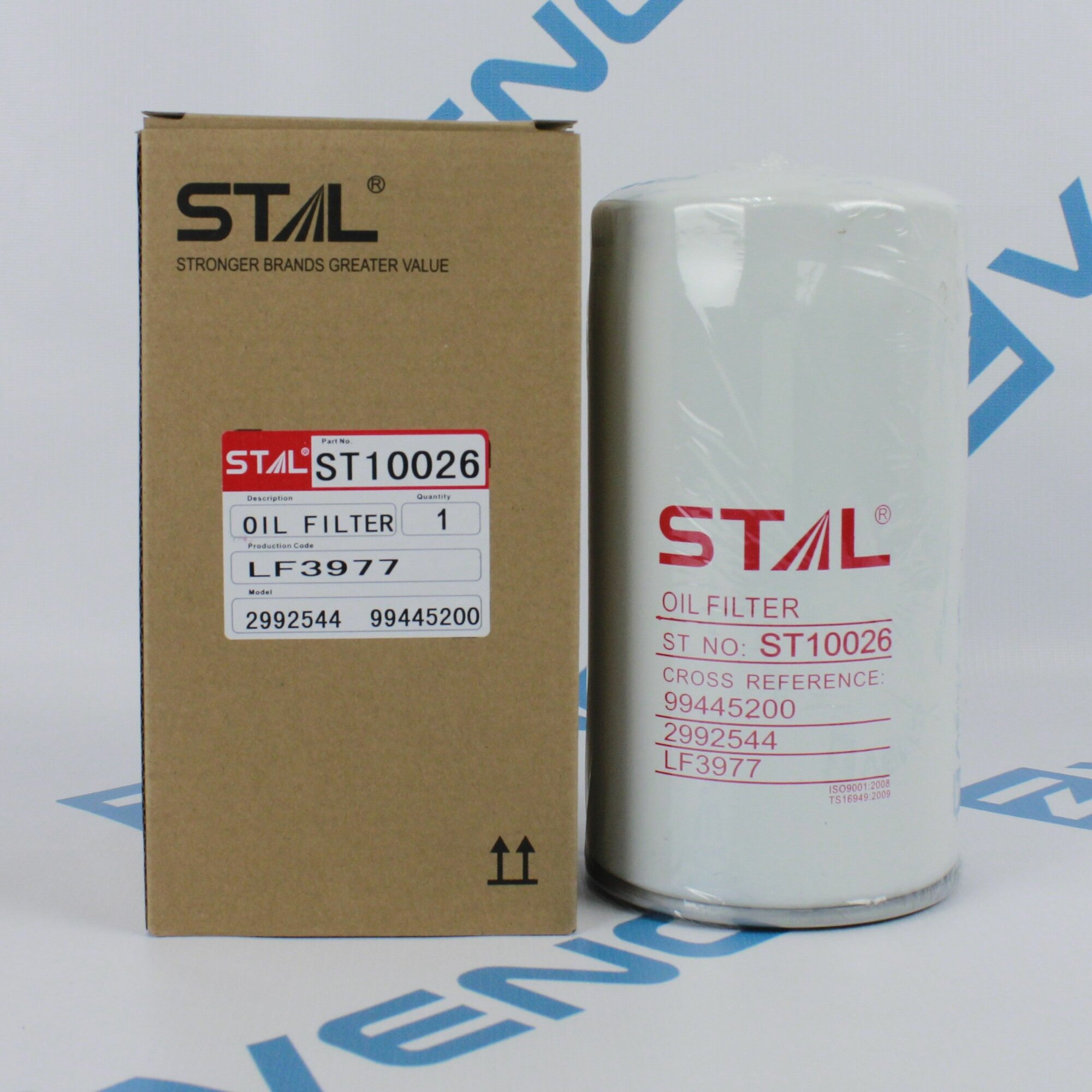 Фильтр масляный STAL ST10026 (LF3977; P550639; 84818743; 2992544; 99445200; 84346773) Iveco Case IH Renault Kamaz
