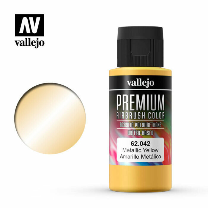Premium color 60ml. 042-metallic yellow
